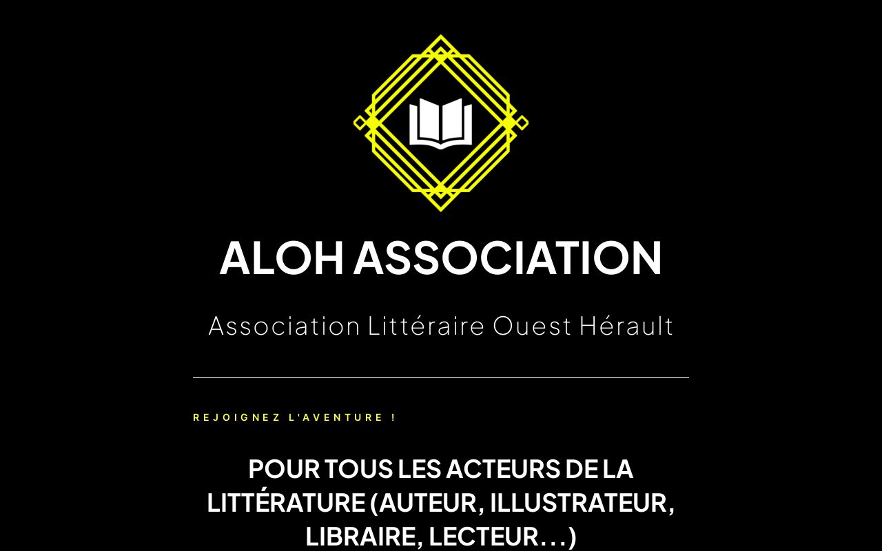 ALOH Association - Association Littéraire Ouest Hérault